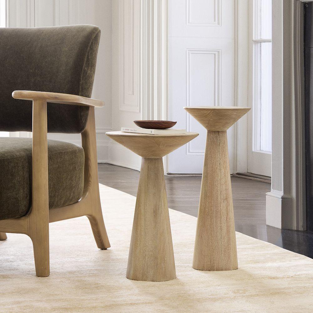 Meyer Wooden Drink Tables Retro Sustainable Design West Elm UK